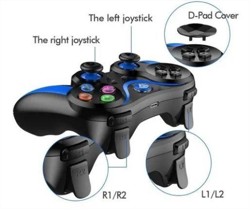 Controle Para Celular Bluetooth Smartphone Android + Cabo Telescópico ...