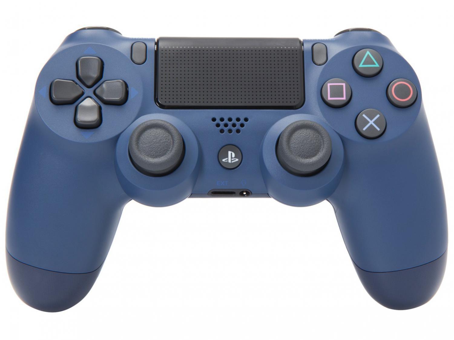 Controle para PS4 e PC sem Fio Dualshock 4 Sony - Midnight Blue ...