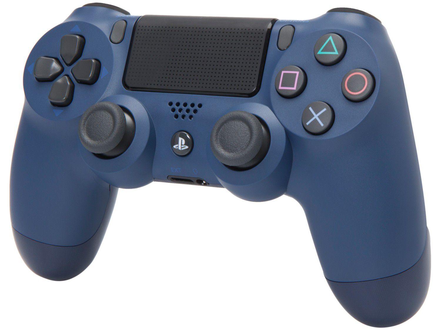 Controle para PS4 e PC sem Fio Dualshock 4 Sony Midnight Blue