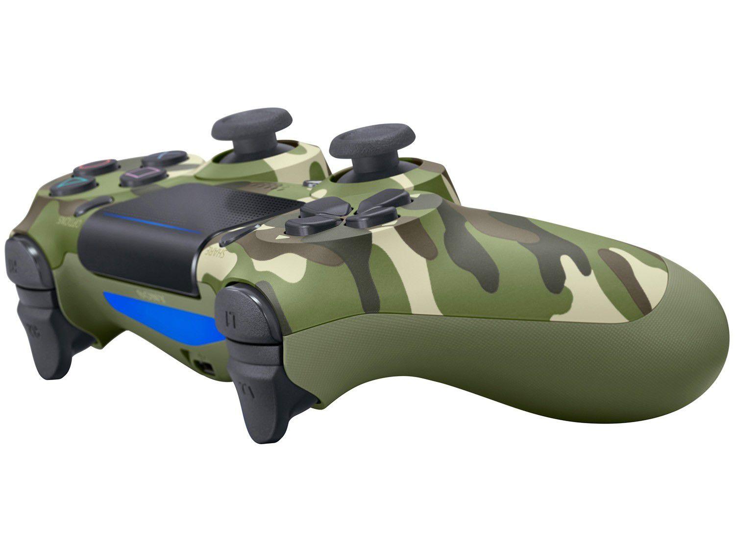 Controle para PS4 sem Fio Dualshock 4 Sony - Verde Camuflado ...