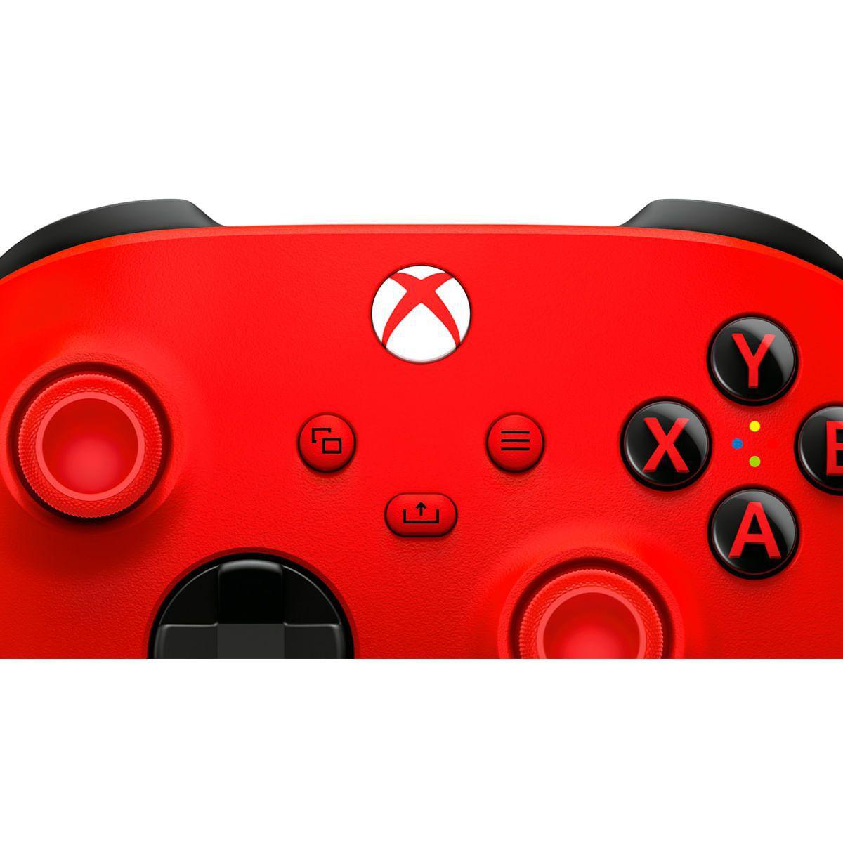 Controle Sem Fio Xbox Pulse Red Microsoft - QAU-00066 - Outros Games ...
