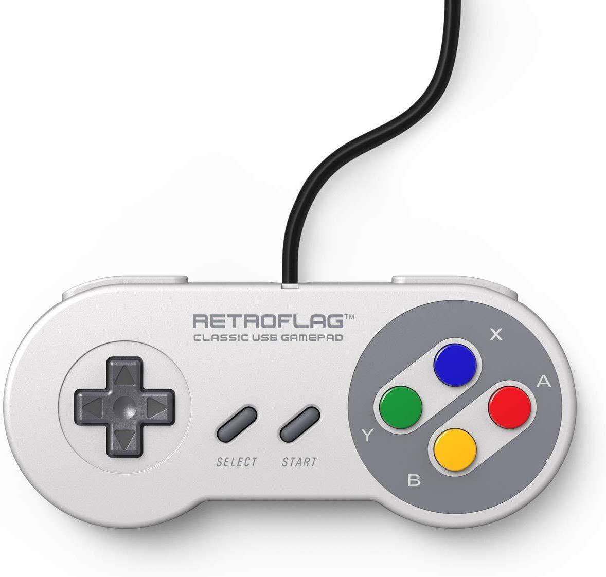 Controle Snes Usb Original Retroflag Botoes Coloridos - Outros Games ...