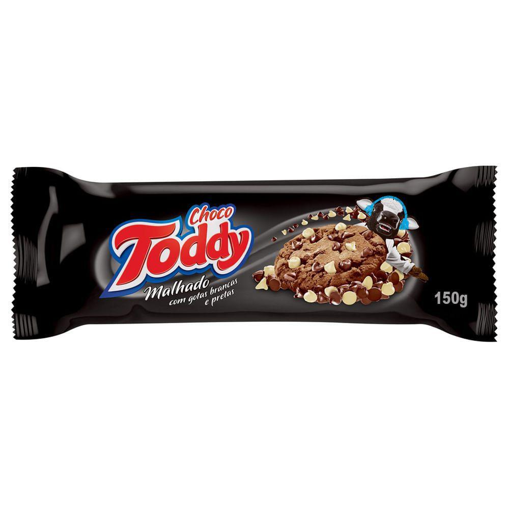 Cookie Chocolate Malhado Gotas Branco/Preto 150g - Toddy - Cookies ...