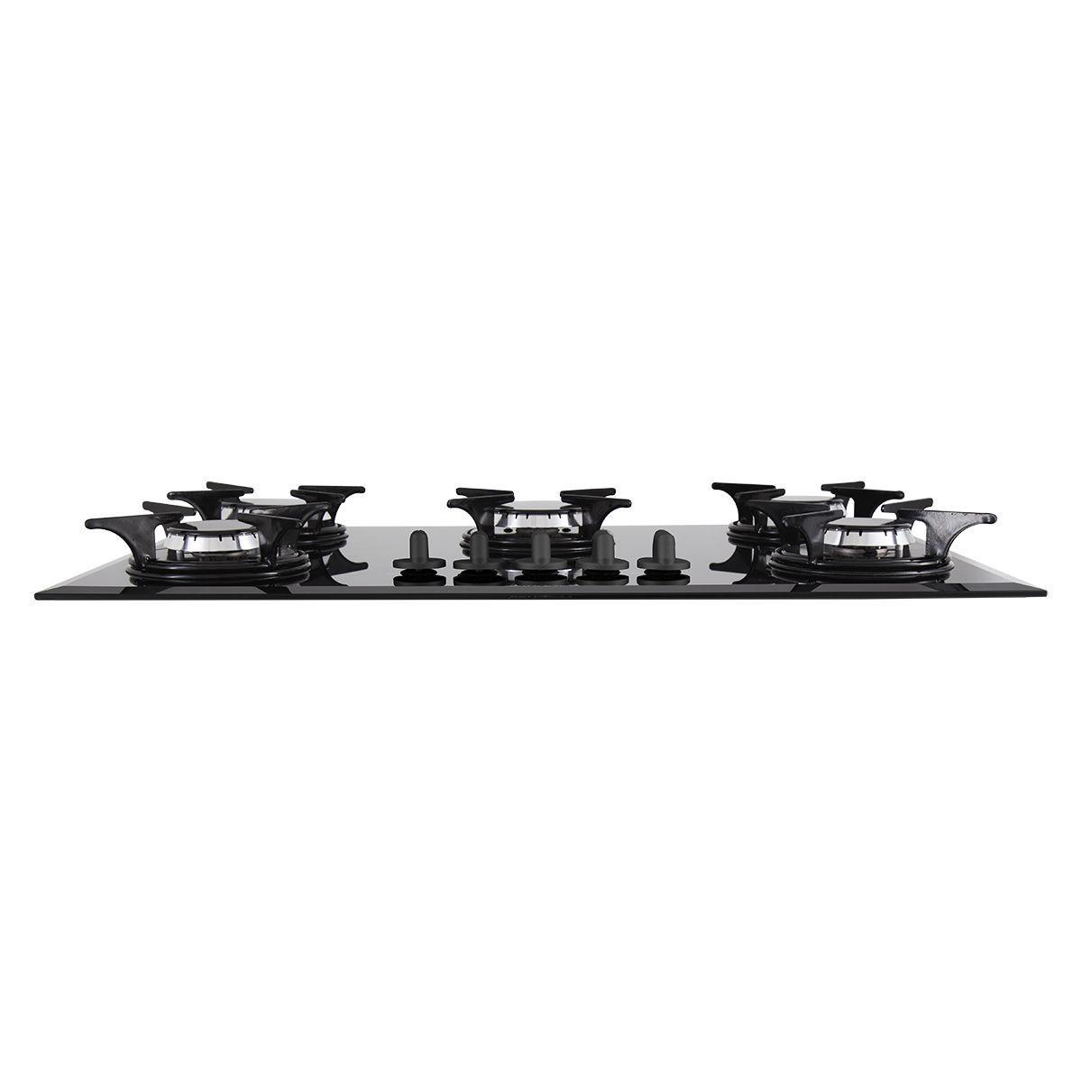 Cooktop Britânia 5 Bocas Concept Black BCT7P - Cooktop 5 Bocas ...