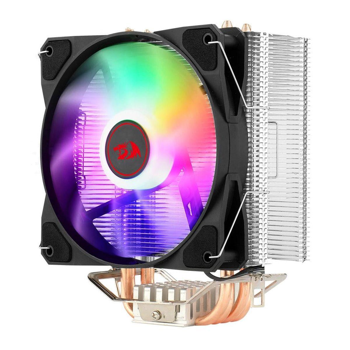 Cooler Processador Rainbow Redragon Tyr 120mm Hidráulico LED Intel/AMD ...