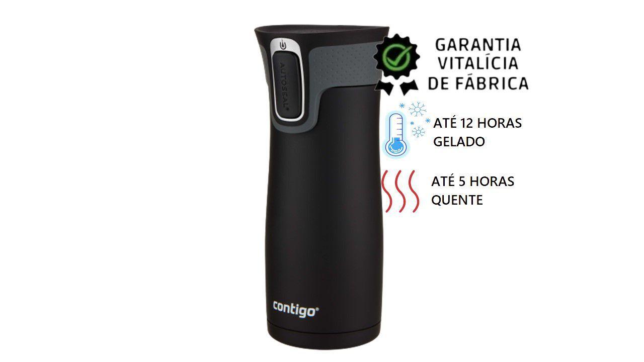 Copo west loop 473ml preto chard contigo - Copos - Magazine Luiza