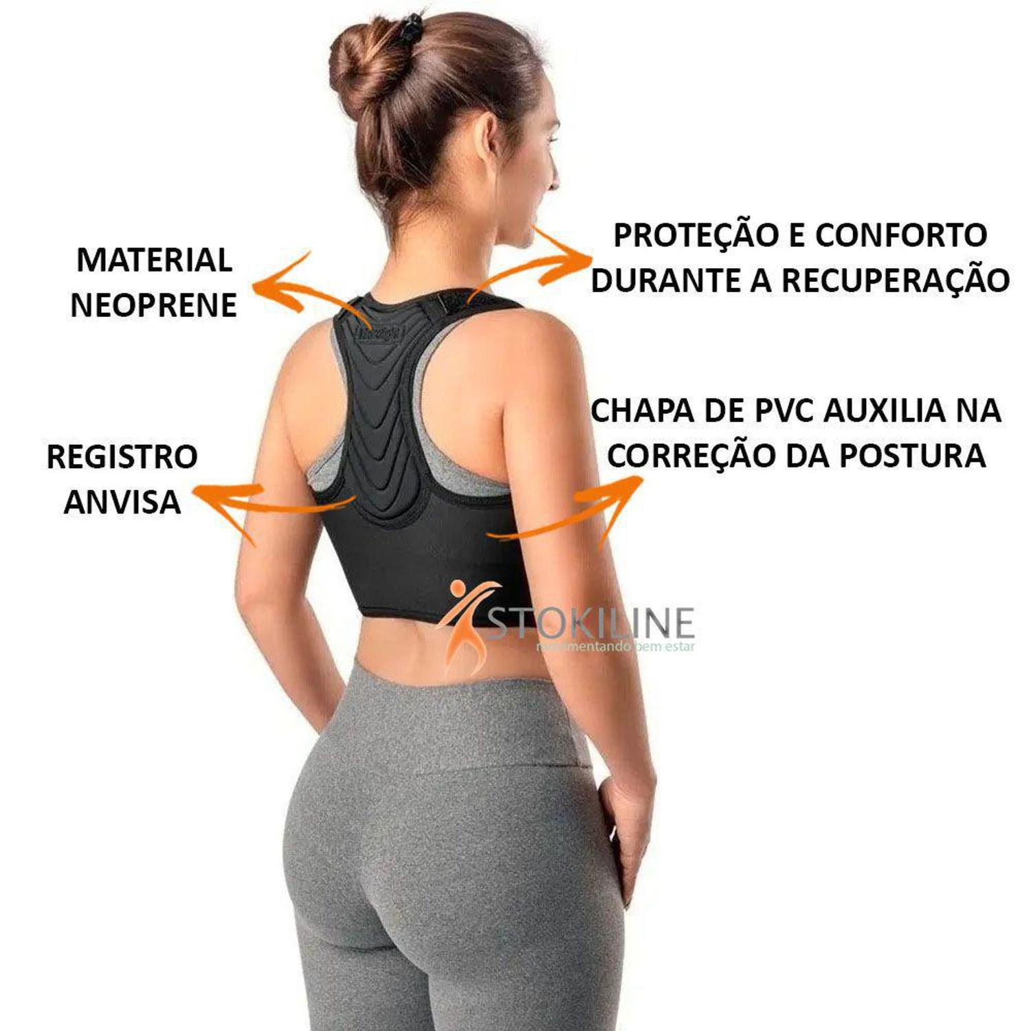 Corretor Postural Boost Hidrolight Corrige Postura Tam P - Corretor de ...