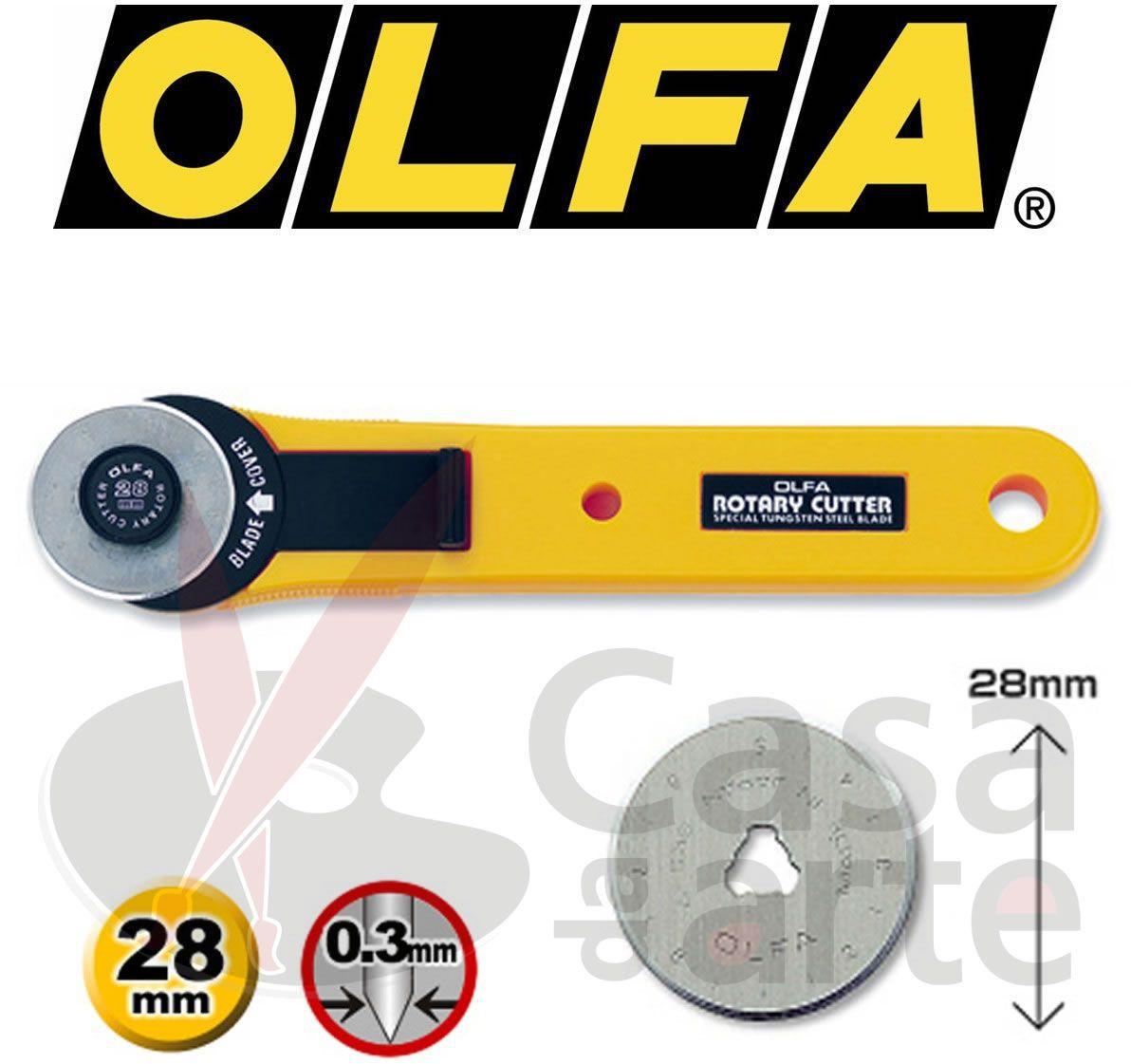 Cortador Circular Giratório Olfa RTY-1G 28mm Rotary Cutter 89525 - Cortador Circular - Magazine ...
