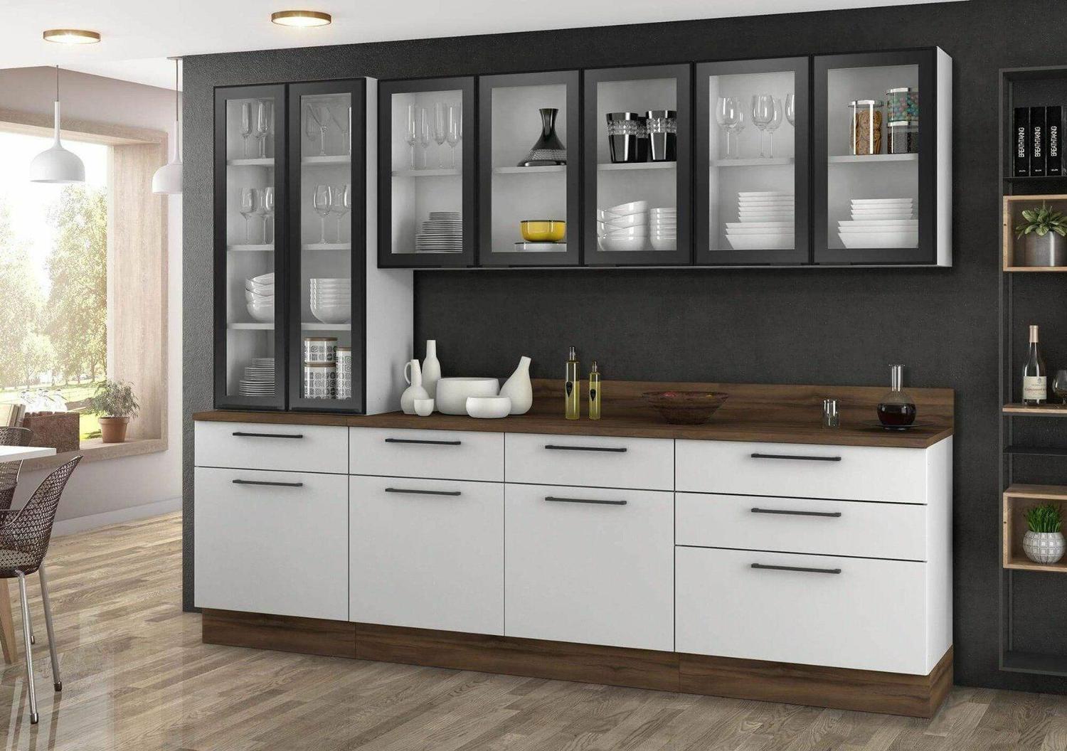 Cozinha Itatiaia Exclusive - 6 Peças 7 Vidros Branca - Cozinha Compacta ...