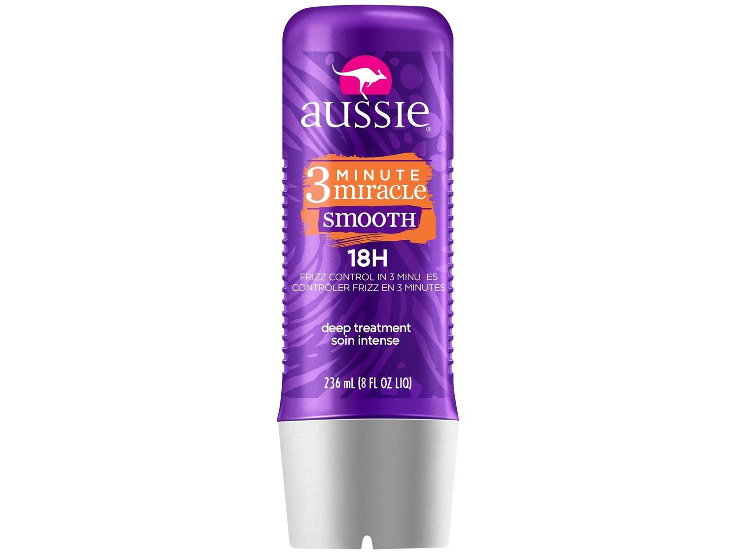 Creme de Tratamento Aussie Smooth 3 Minute Miracle - 236ml - Máscara ...