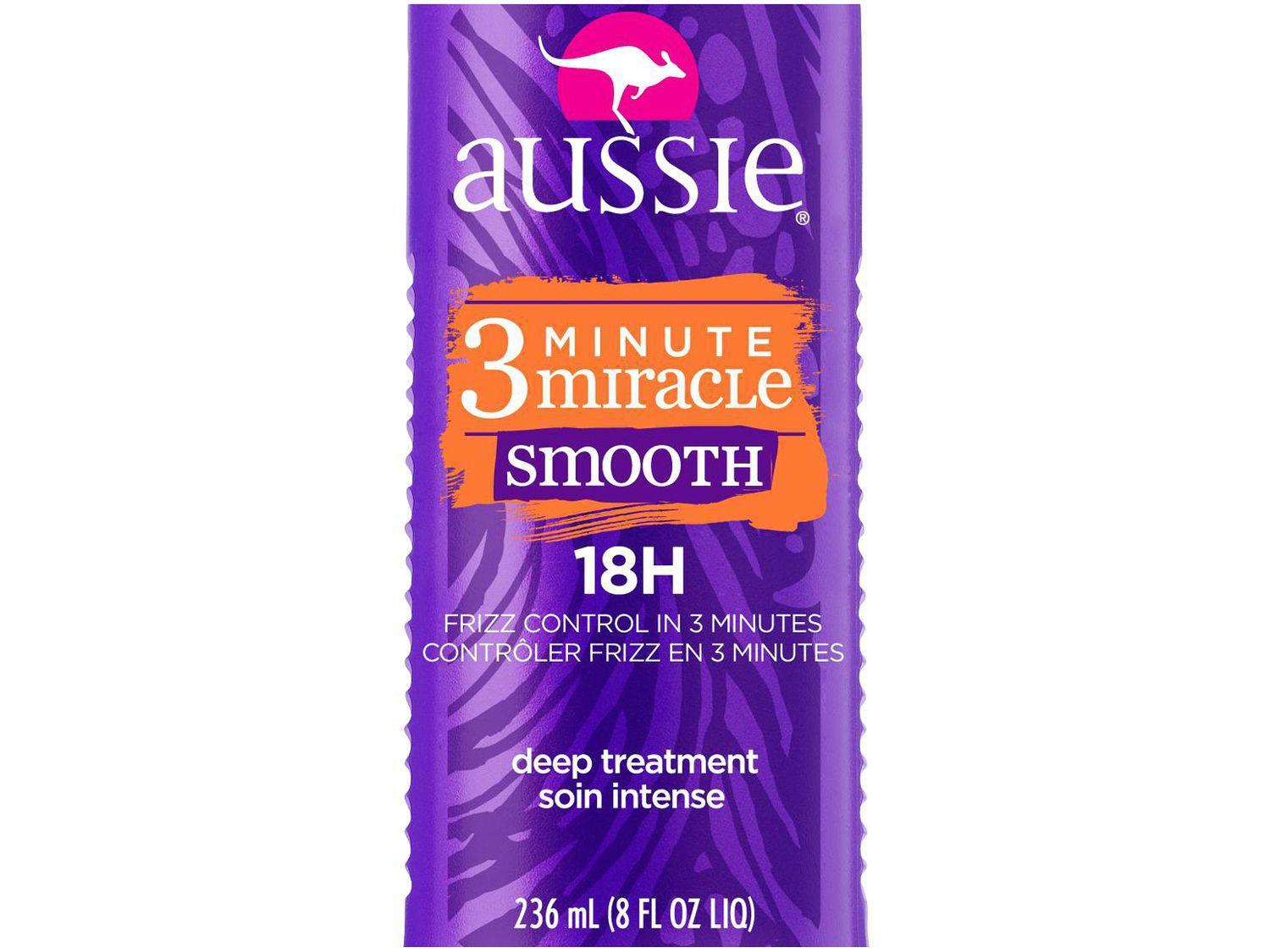 Creme de Tratamento Aussie Smooth 3 Minute Miracle - 236ml - Máscara ...