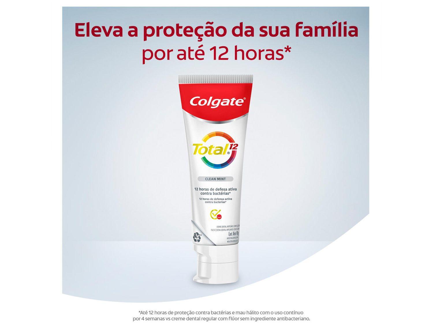 Creme Dental Colgate Total 12 90g Cada 12 Unidades