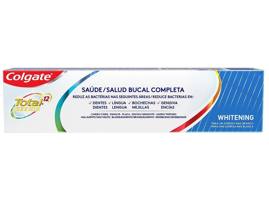 Creme Dental Colgate Total 12 Whitening 180g