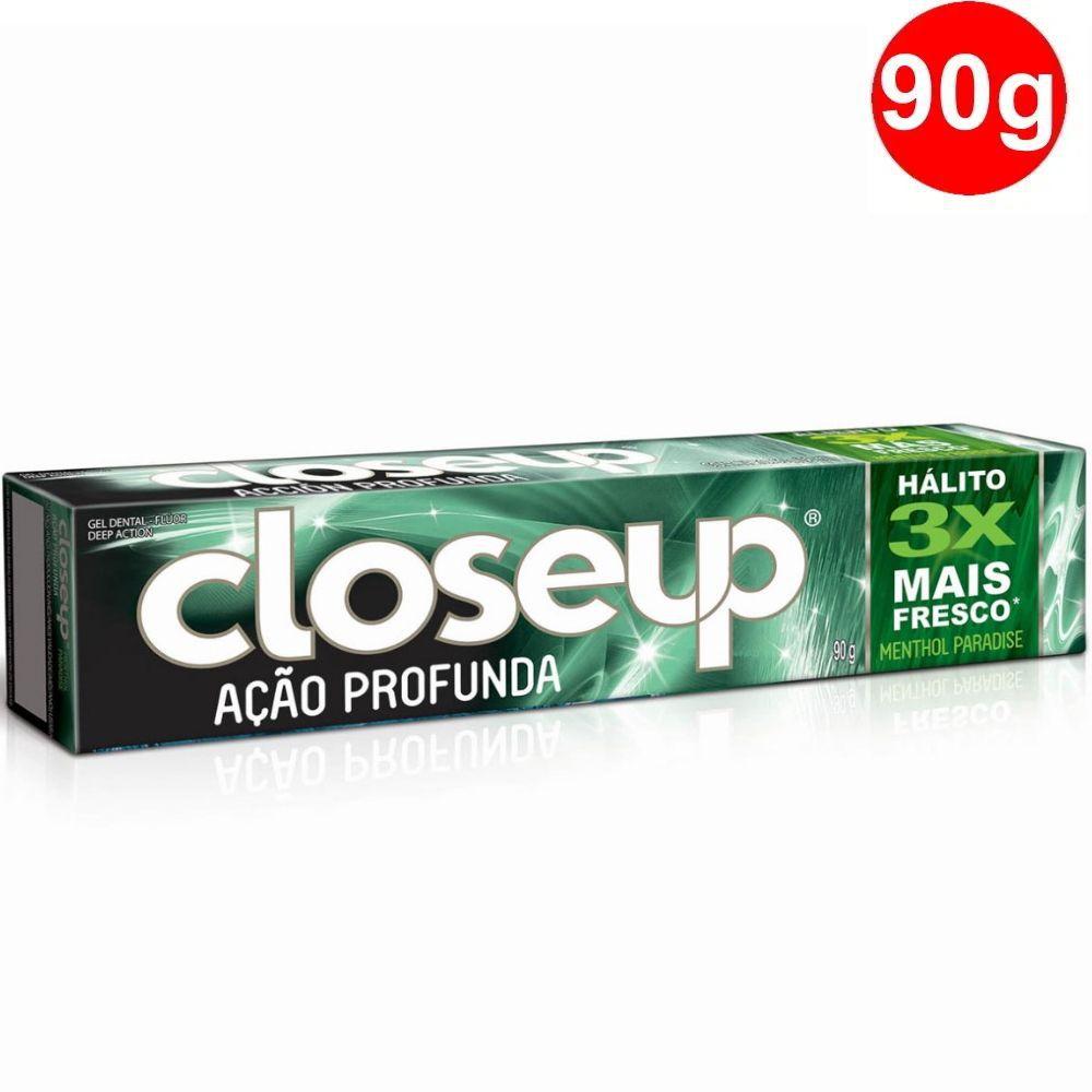 Creme Dental em Gel Close Up Menthol Paradise 90g - Unilever - Creme e ...
