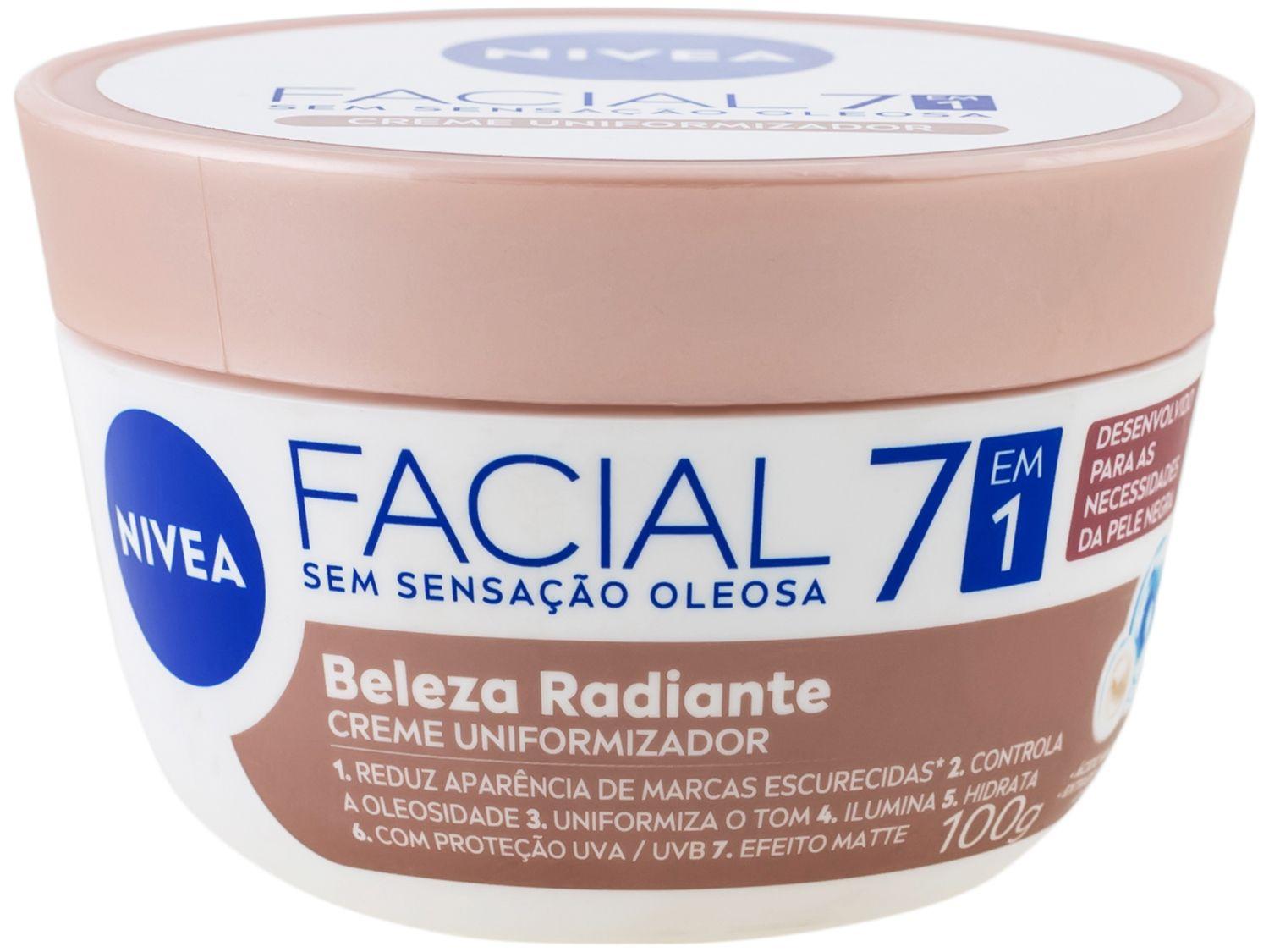 Creme Facial Anti-idade Nivea 7 em 1 Beleza Radiante 100g