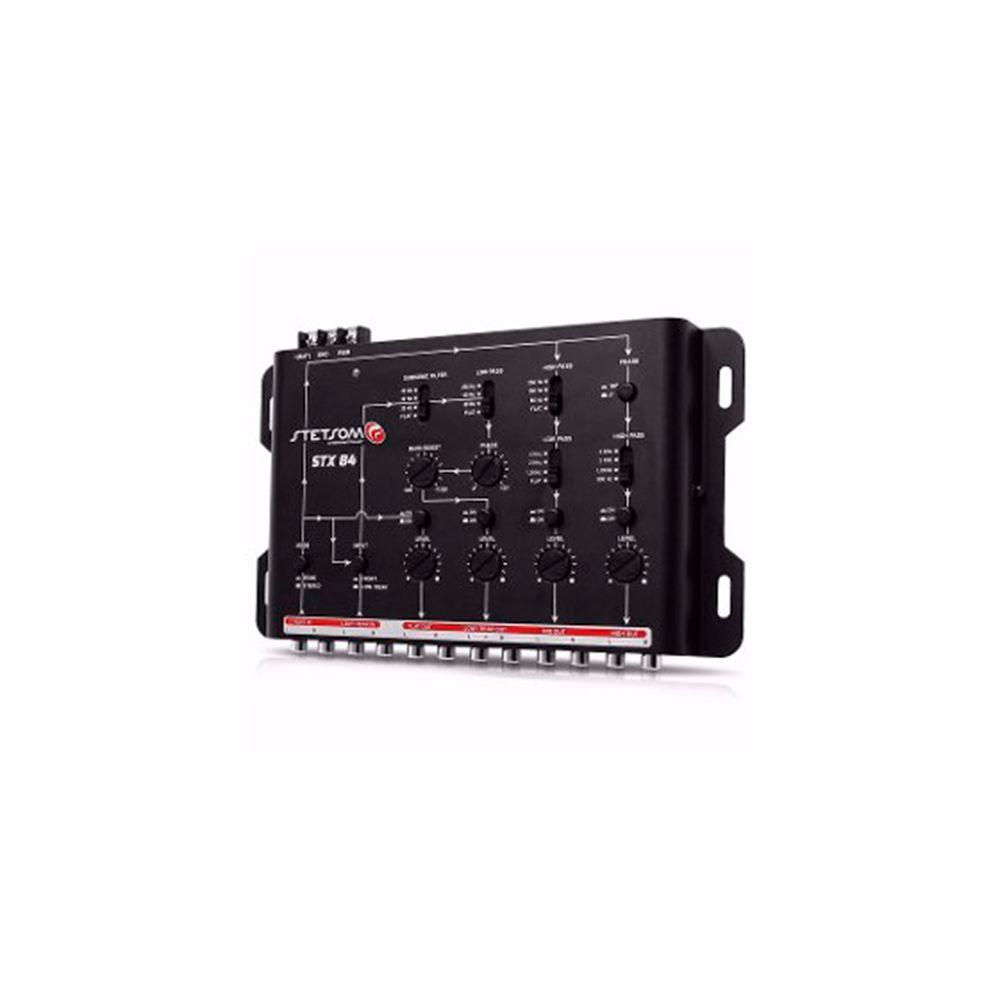 Crossover Stetsom STX84 4 Canais 2 Entradas 4 Saídas Mono ou Stereo ...