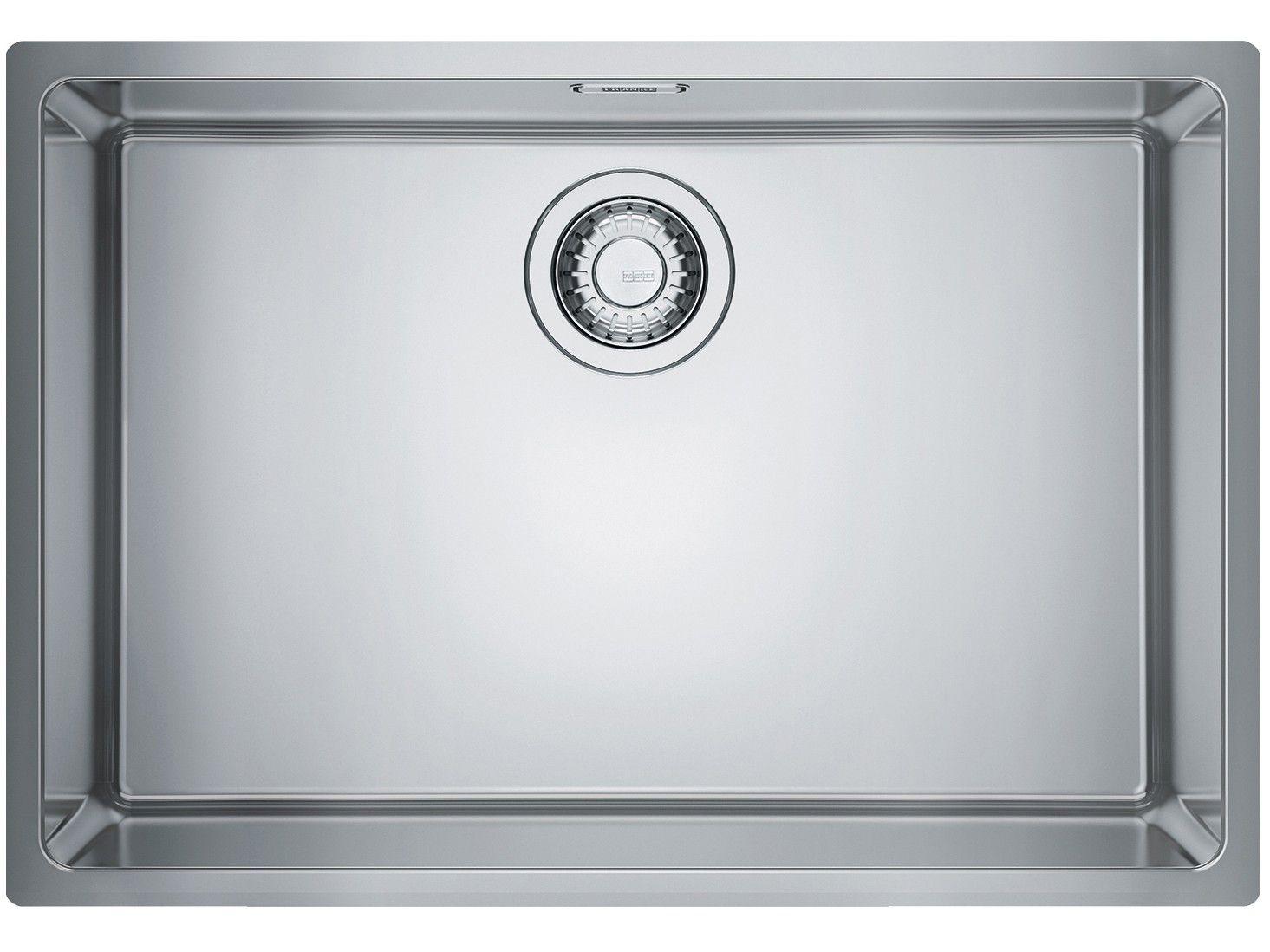 Cuba para Cozinha Franke Inox de Embutir e Sobrepor Retangular 60x40cm ...