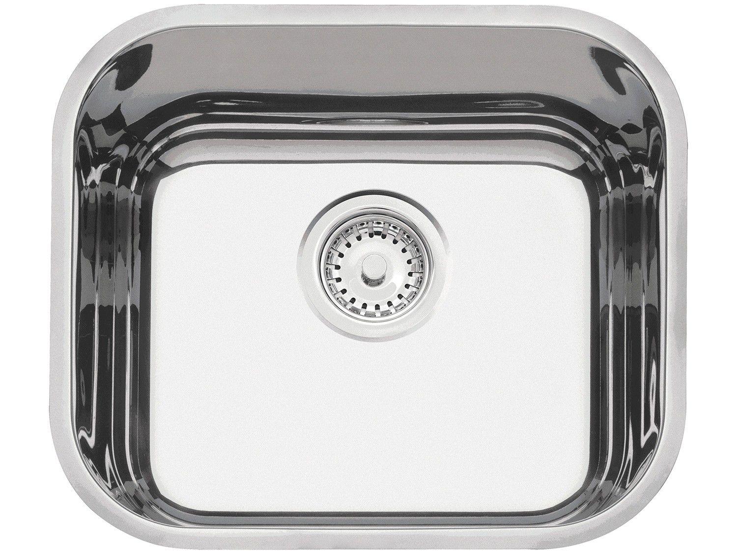 Cuba Simples de Embutir para Cozinha Tramontina Inox Retangular 43x37cm ...