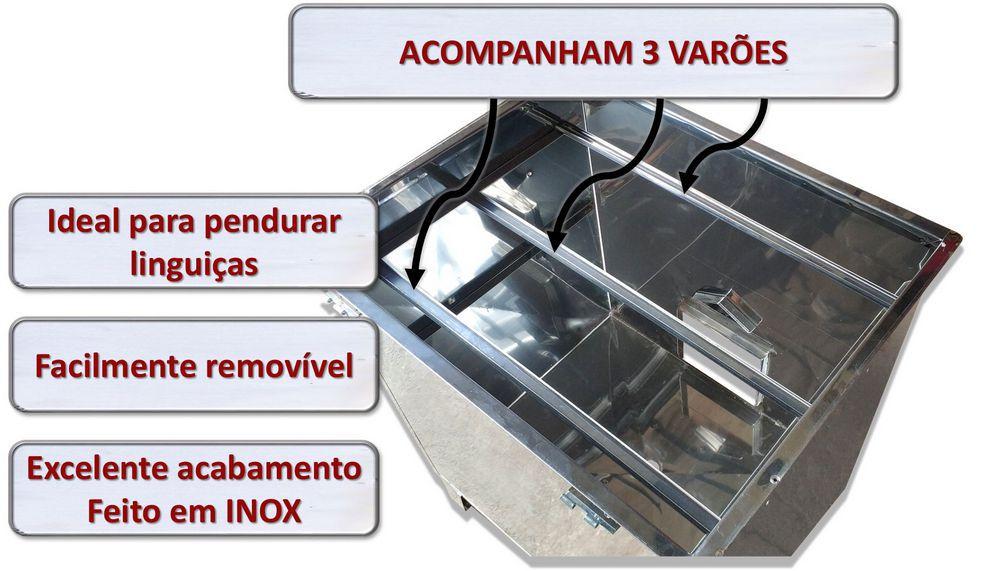 Defumador de alimentos inox modelo d-500 - CHURRASCOBRASILEIRO ...