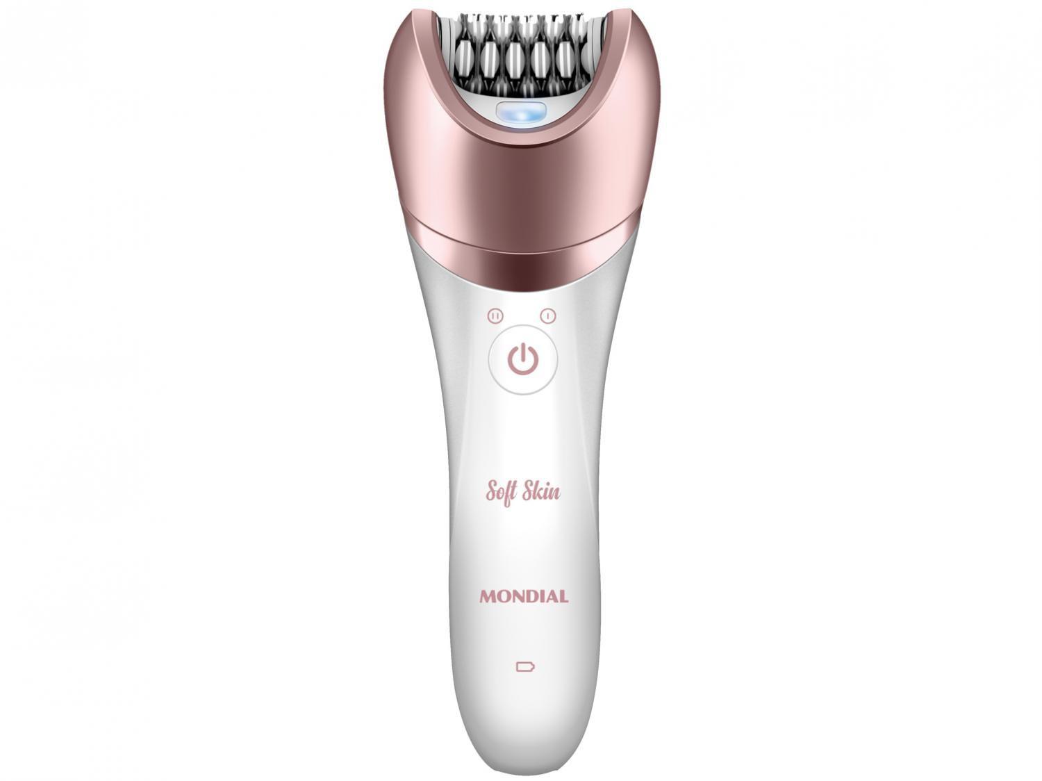 Depilador Elétrico Mondial Soft Skin DP-05 sem Fio Seco e Molhado 2 ...