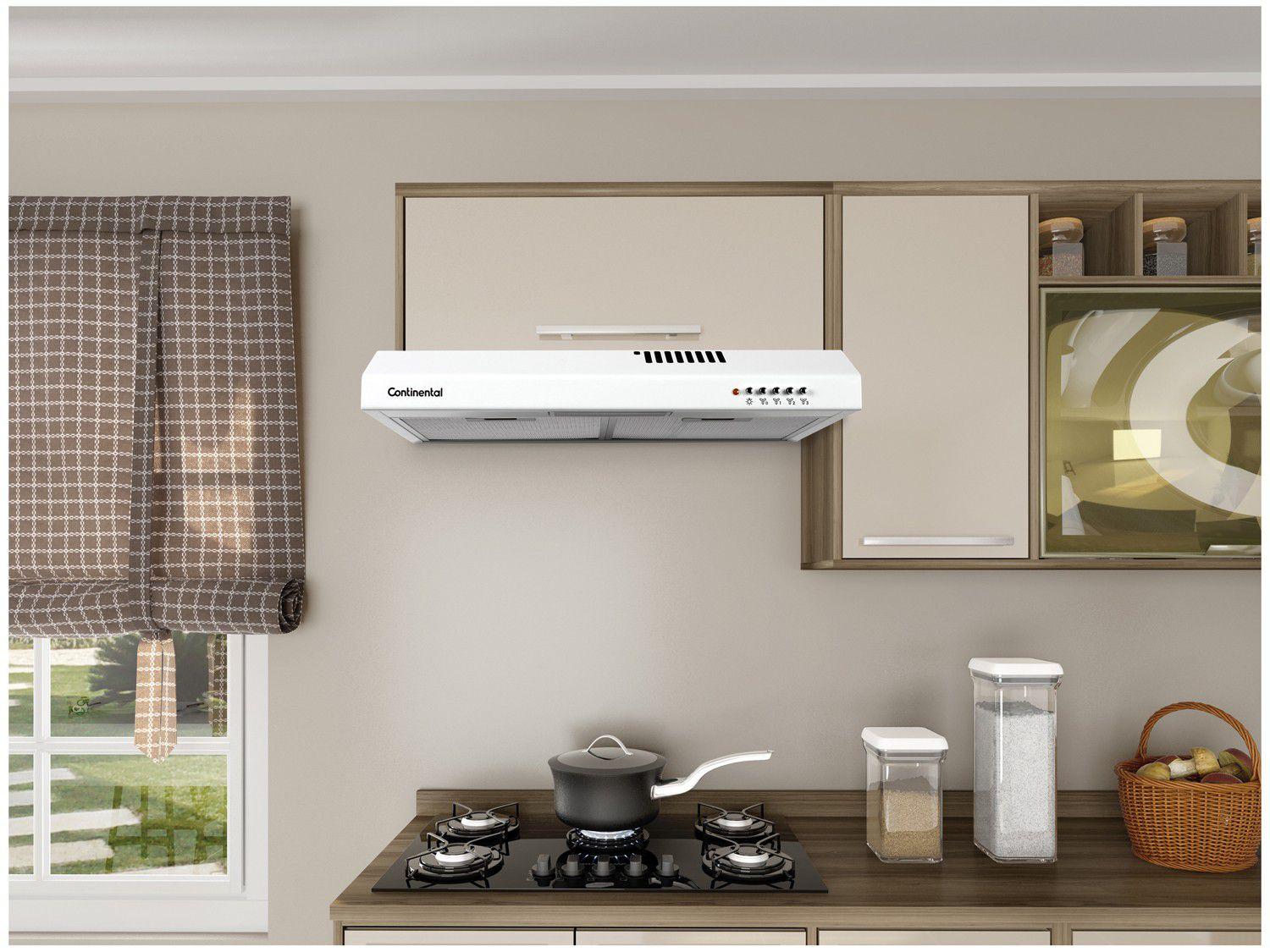 Depurador de Ar Continental 60cm 4 Bocas 3 Velocidades DC60B