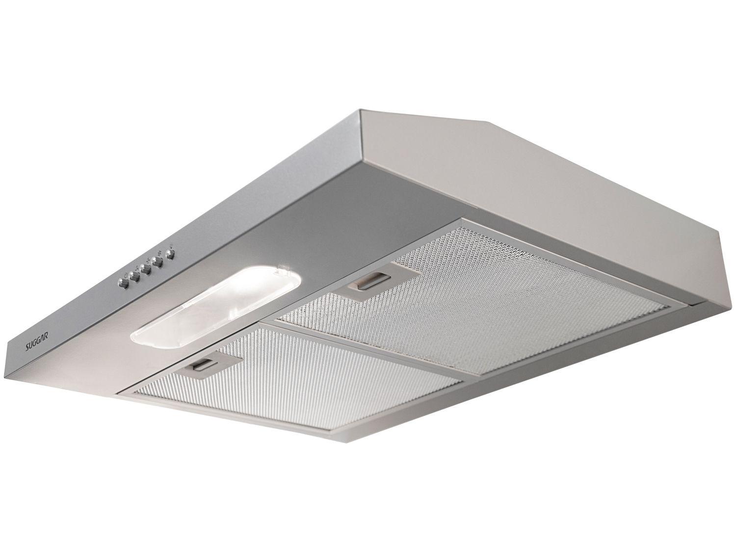 Depurador de Ar Suggar 60cm 4 Bocas 3 Velocidades Slim DPS161PR