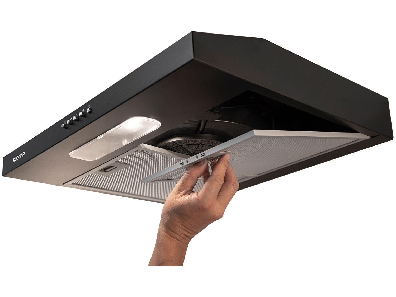 Depurador de Ar Suggar 60cm 4 Bocas 3 Velocidades Slim DPS161PT