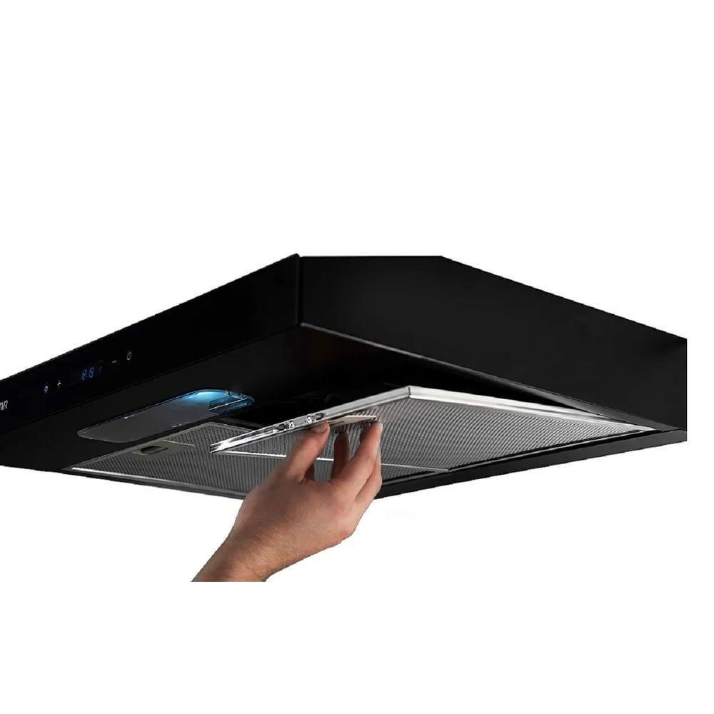 Depurador de ar suggar slim touch 80cm preto di82thpt 220v - Depurador ...