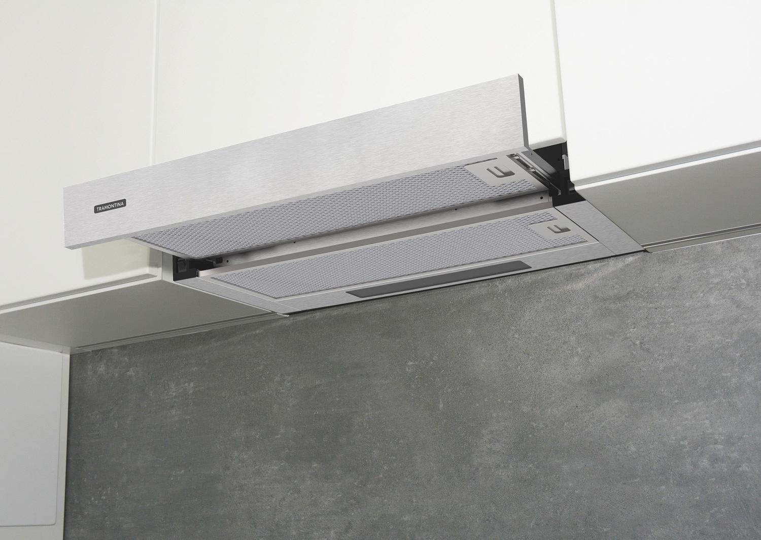 Depurador Parede Retrátil Tramontina Sli 60 Aço Inox 60 - Depurador de ...