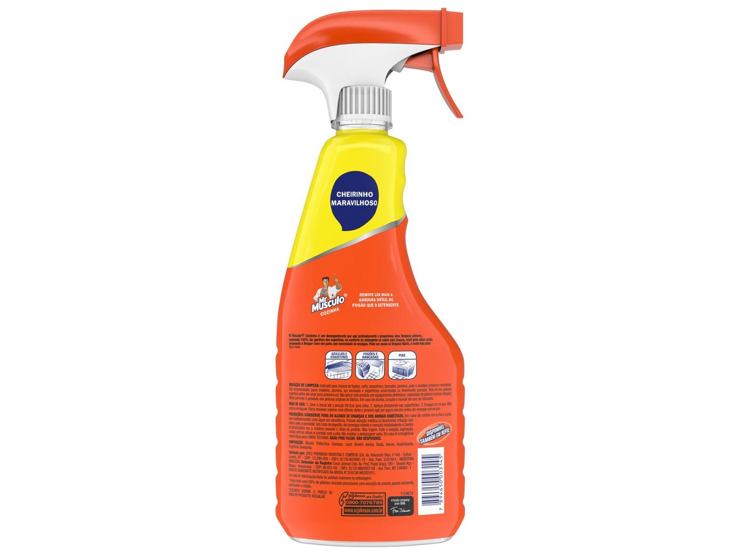 Desengordurante Mr Músculo Cozinha Pulverizador 500ml