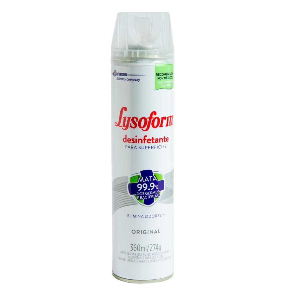 Desinfetante Aerosol Lysoform Original 9941 360ml - SCJohnson ...