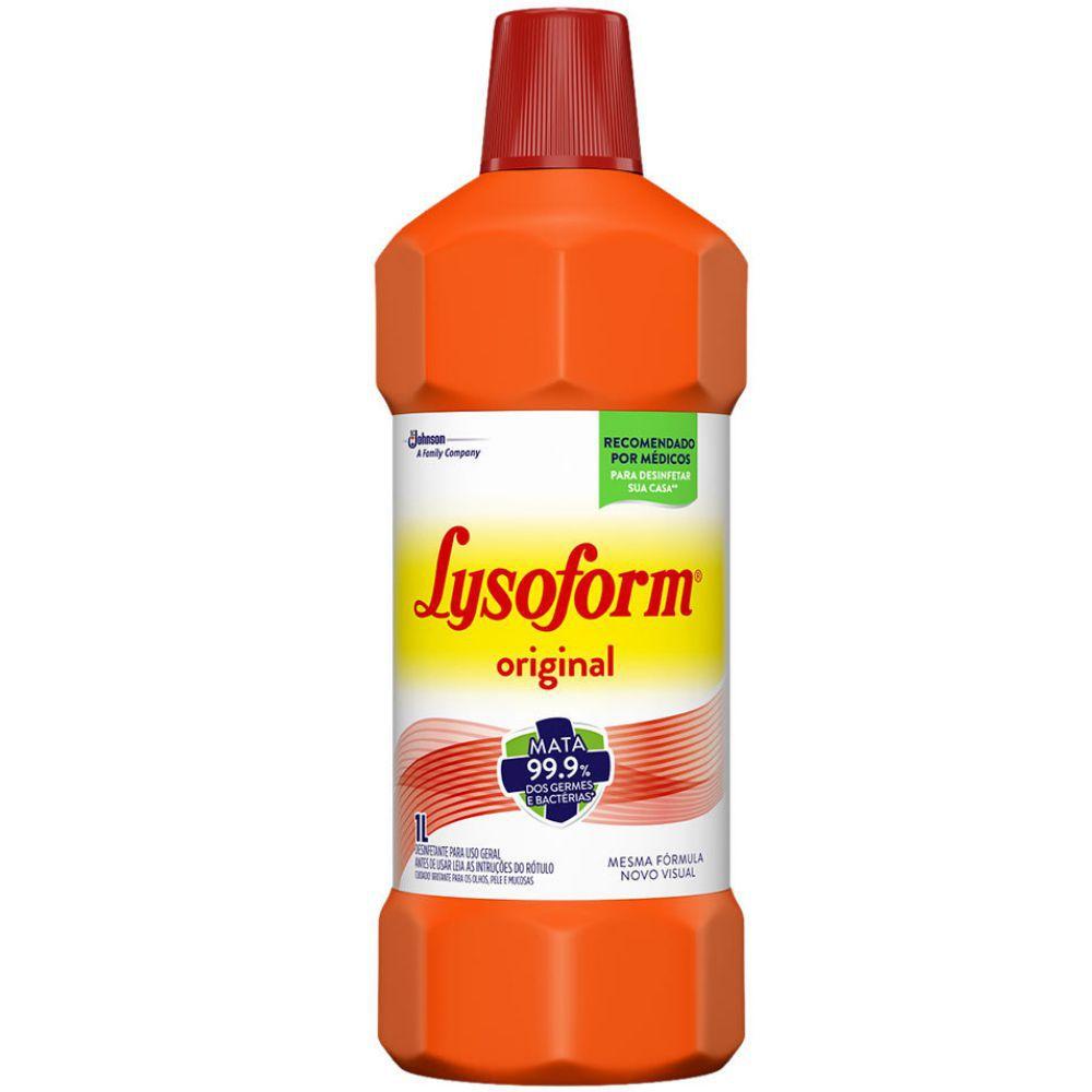 Desinfetante Lysoform Original 1 Litro - Johnson - Desinfetante ...