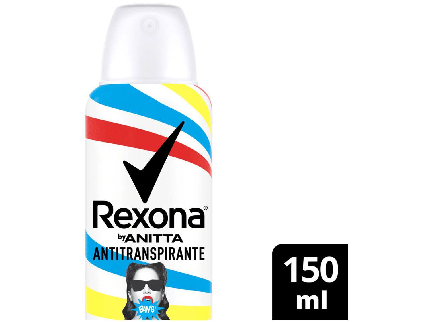 Desodorante Antitranspirante Aerossol Rexona Bang by Anitta Bang 72 ...