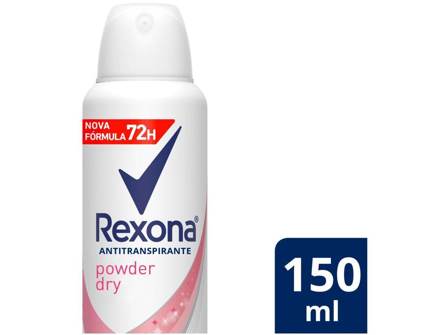 Desodorante Antitranspirante Aerossol Rexona - Powder Dry Feminino 72 ...