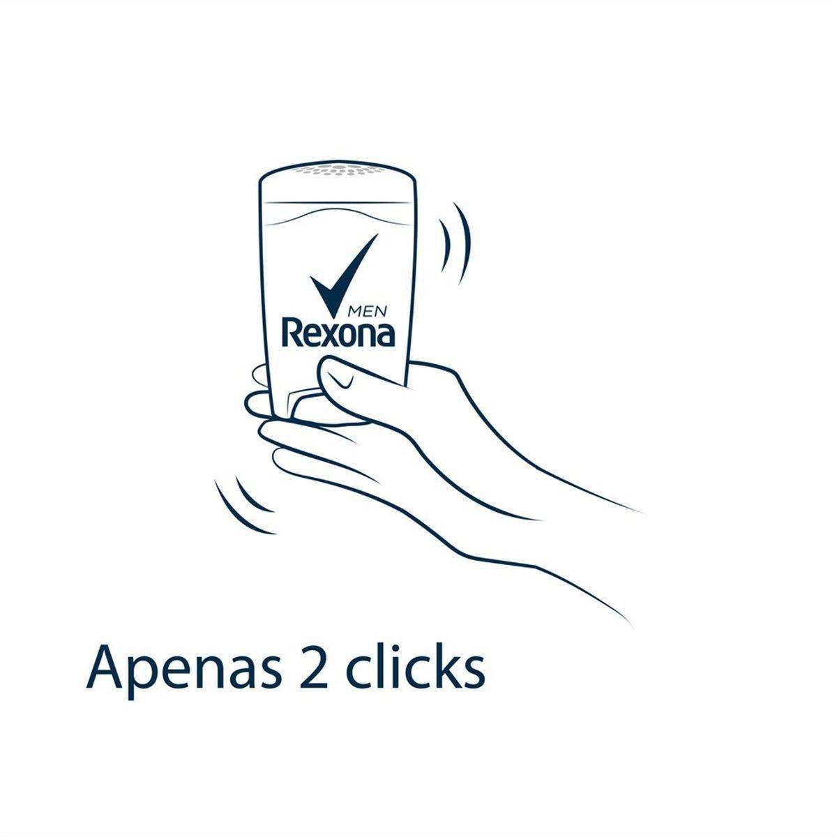 Desodorante Antitranspirante Rexona Clinical Azul Masculino 48g ...