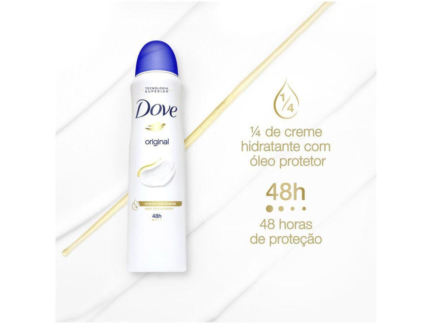 Desodorante Dove Original Aerosol - Antitranspirante Unissex 150ml ...