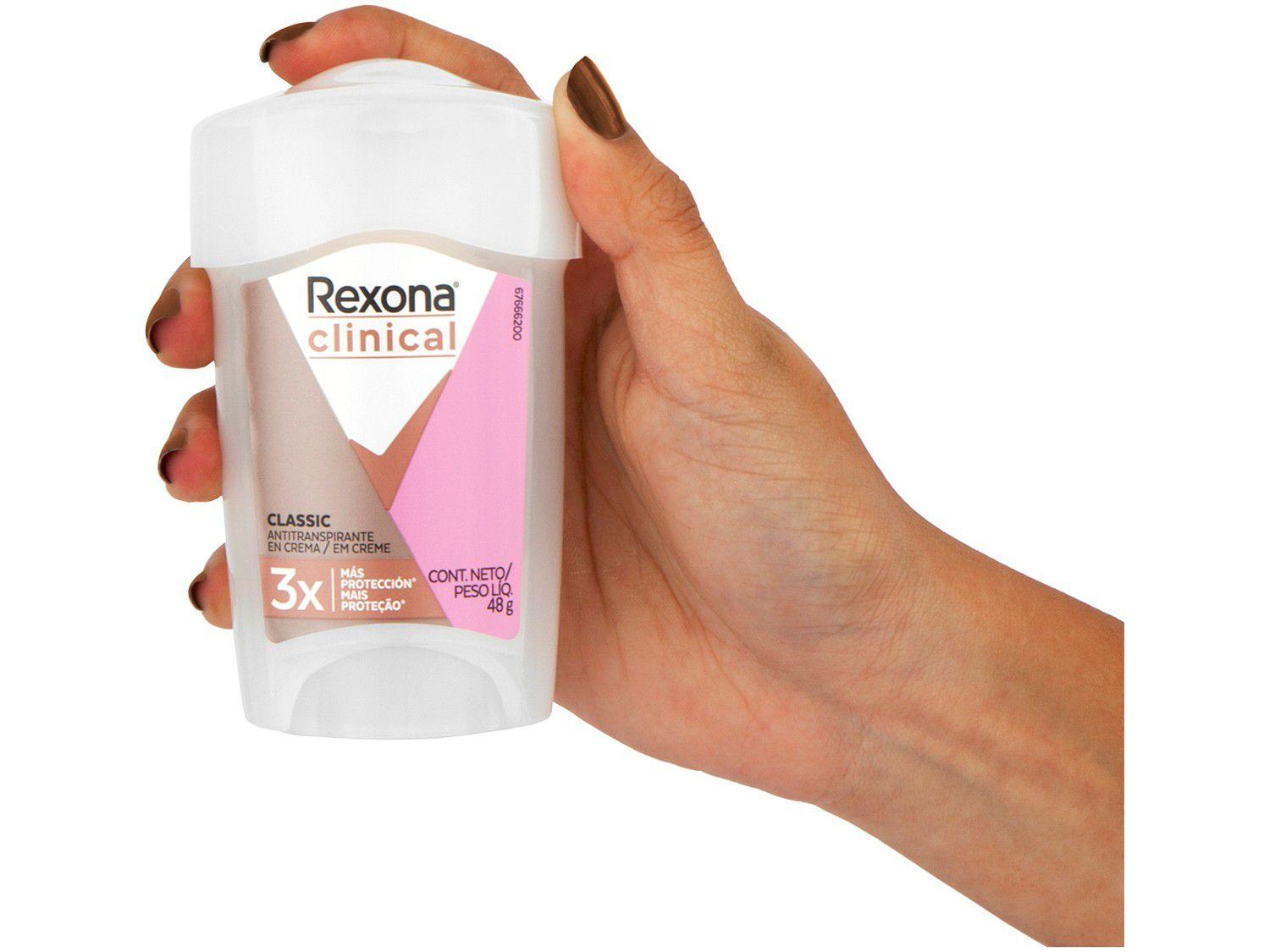 Desodorante Rexona Clinical Antitranspirante - Feminino 48g ...