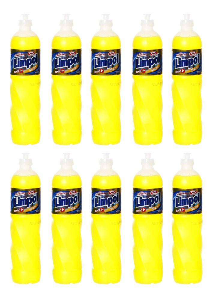 Detergente Limpol Detergente Limpol Neutro 500ml 6 Unidades