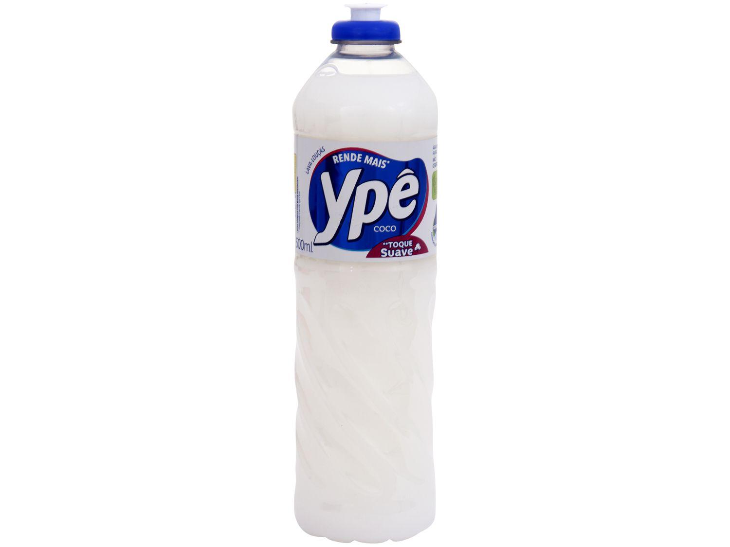 Detergente Líquido Lava-Louças Ypê Toque Suave Coco 500ml