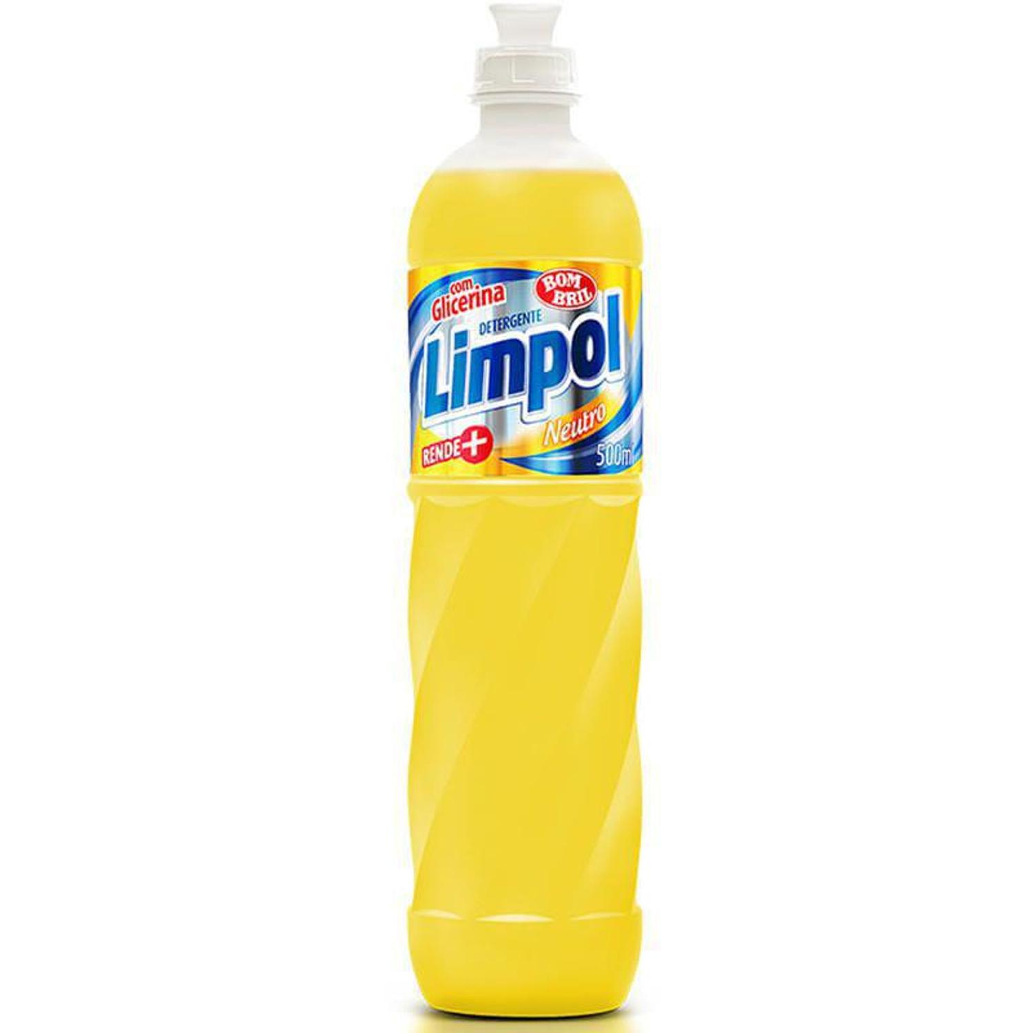 Detergente Líquido Neutro Limpol 500ml - BOMBRIL - Detergente ...