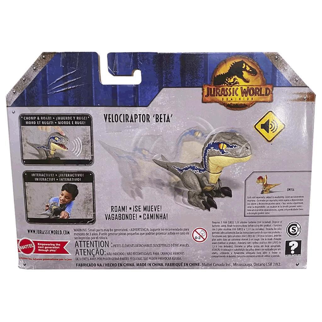 Dinossauro Velociraptor Beta Blue Jurassic World Dominion - Mattel ...