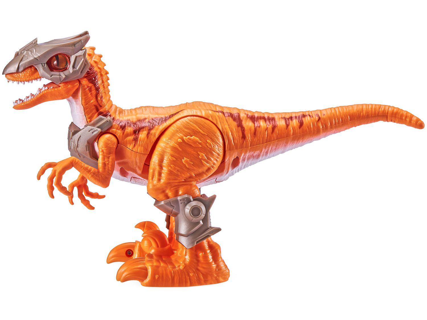 Dinossauro Zuru Robo Alive Dino Wars Raptor Emite Som com Acessório Candide