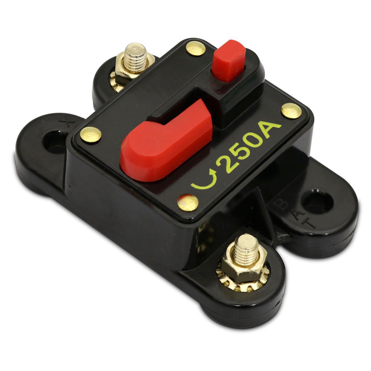 Disjuntor Automotivo 250A Maior Proteção Contra Curto Circuito Som ...