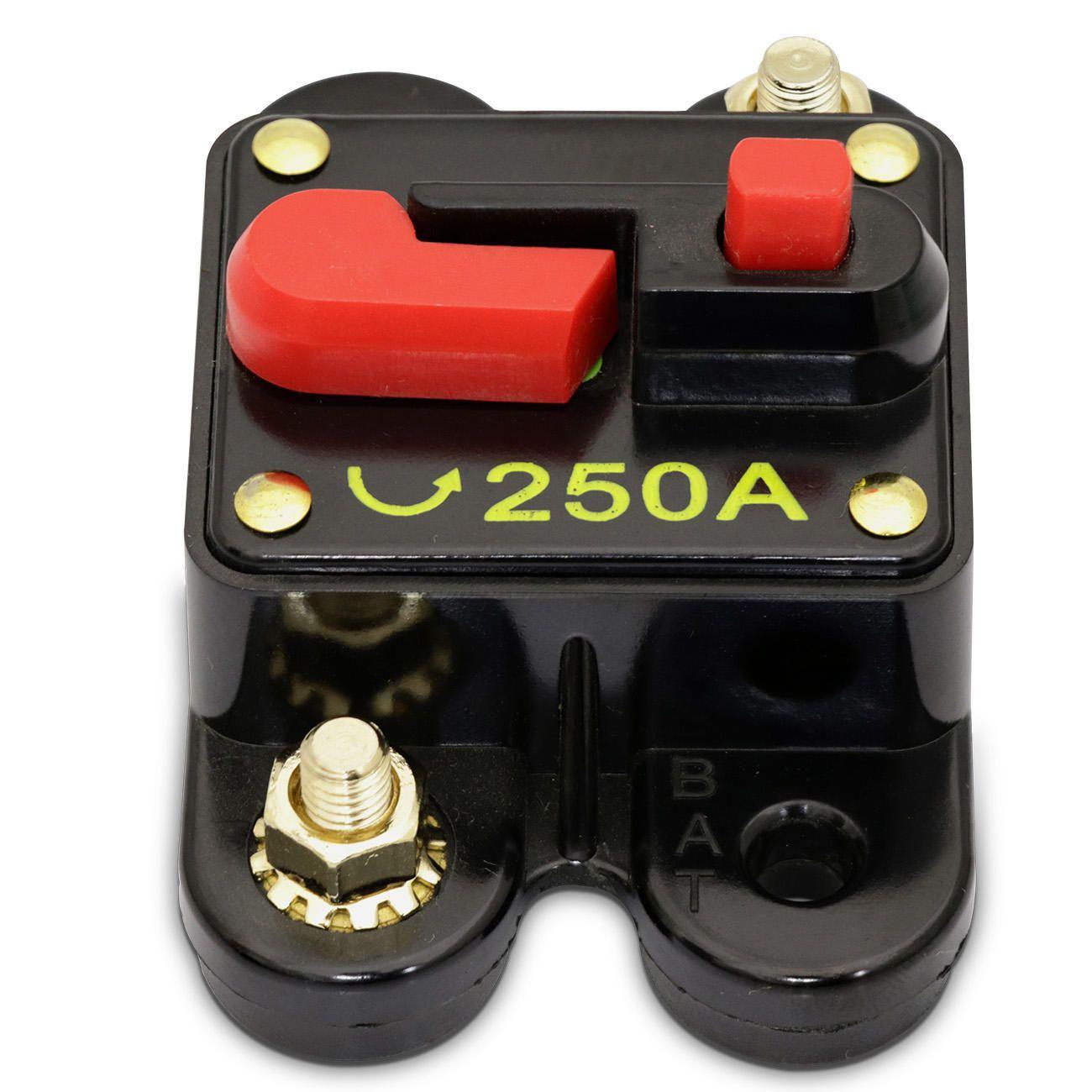 Disjuntor Automotivo 250A Maior Proteção Contra Curto Circuito Som ...