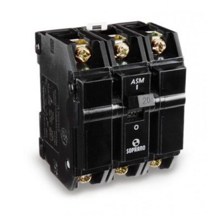 Disjuntor Tripolar 70A NEMA - Soprano - Disjuntor Nema - Magazine Luiza