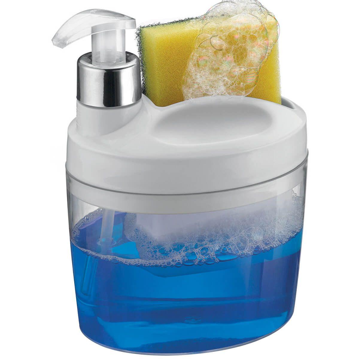 Dispenser De Detergente Suporte Porta Esponja Pia Cozinha - Arthi ...