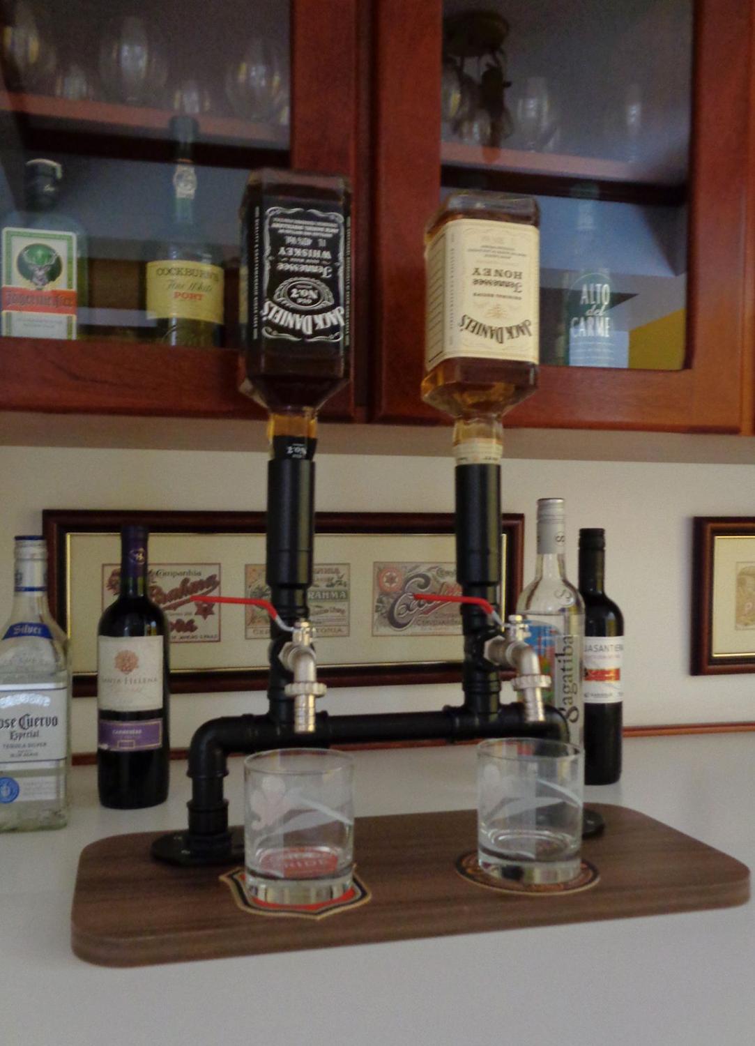 Dispenser Dosador Serve Bebidas Drinks Whisky Bar Adega Estilo ...