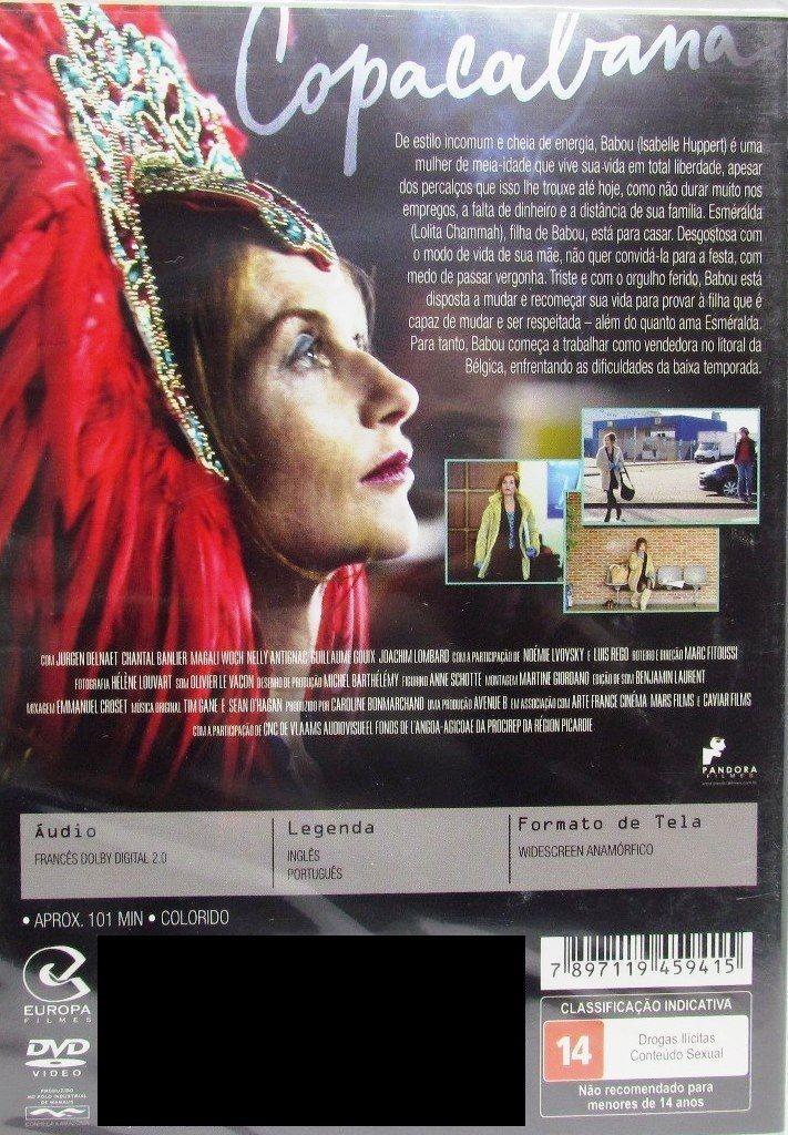 DVD Copacabana Isabelle Huppert - Europa Filmes - Filmes - Magazine Luiza
