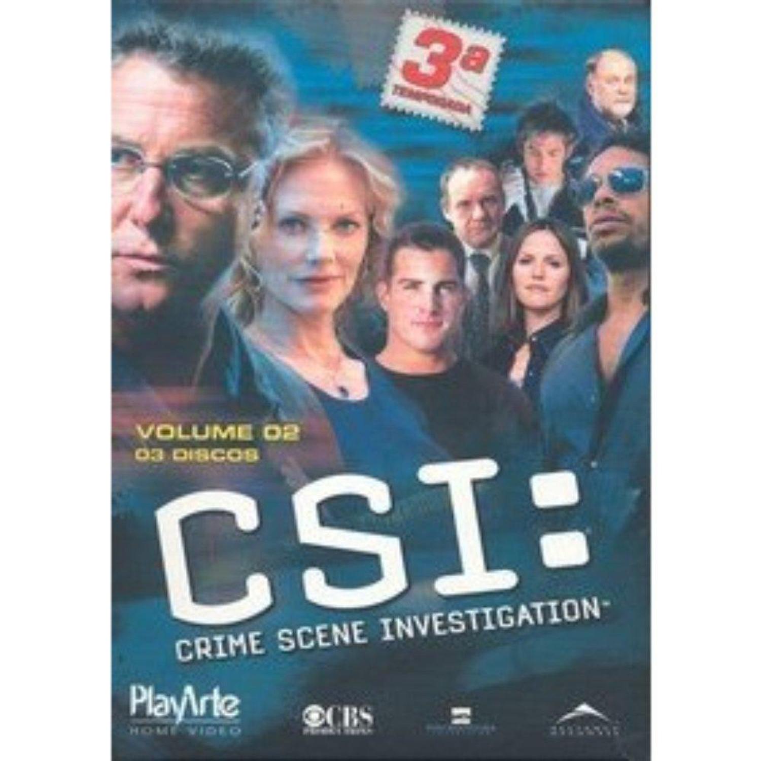DVD CSI: Crime Scene Investigation - 3ª Temporada - Vol. 2 (3 Discos ...