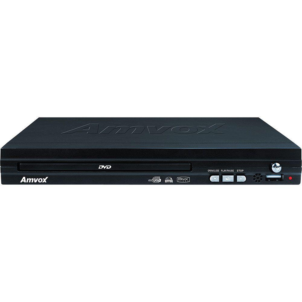 DVD Player com Conexão USB e Função Ripping Amvox AMD 290 Preto - Dvd ...
